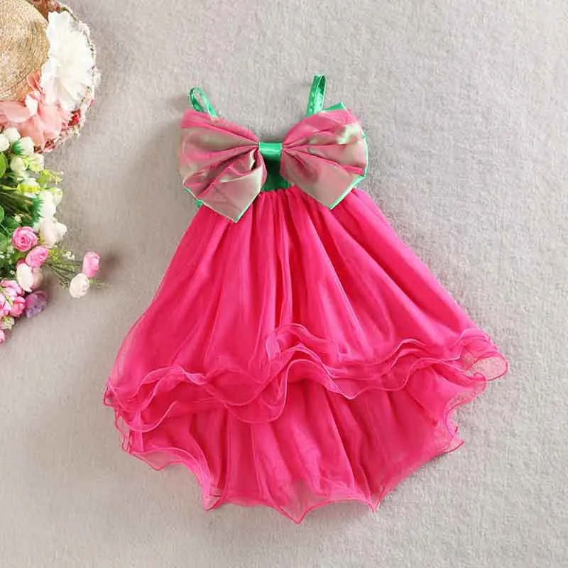 retail 2016 new summer style bow girls dress candy color tutu dress 2 7 ...