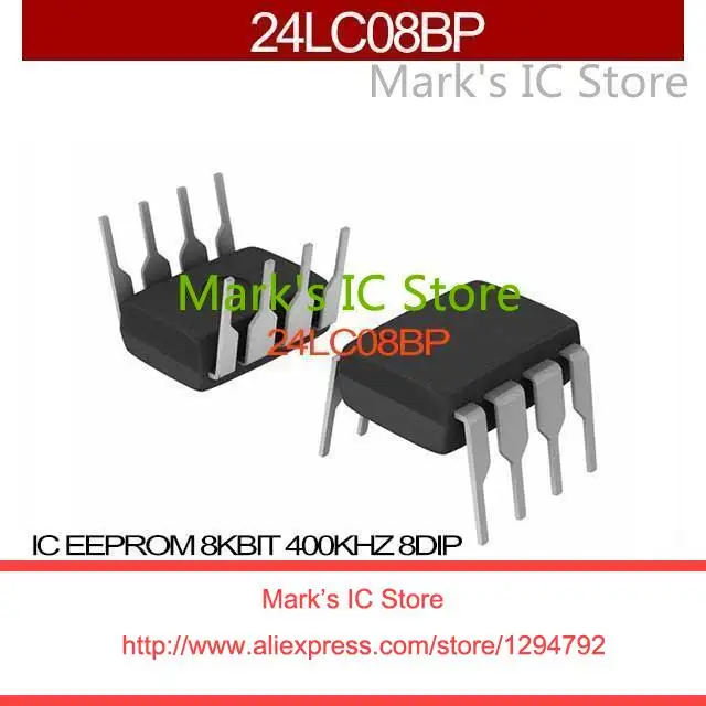 24LC08BP IC EEPROM 8KBIT 400KHZ 8DIP 24LC08B 24LC 24LC0 24LC0 24LC ...