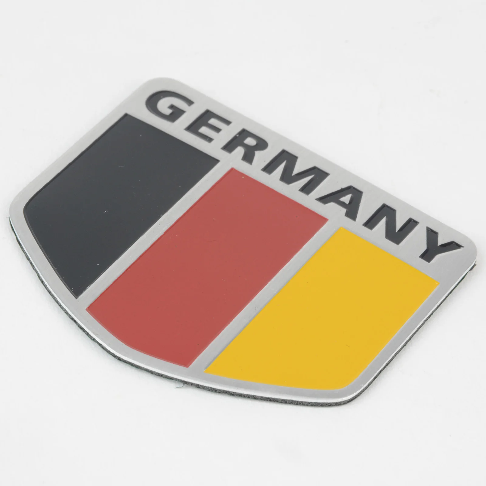 6 x 5cm Car Styling German Flag Shield Emblem Aluminum Germany Badge ...