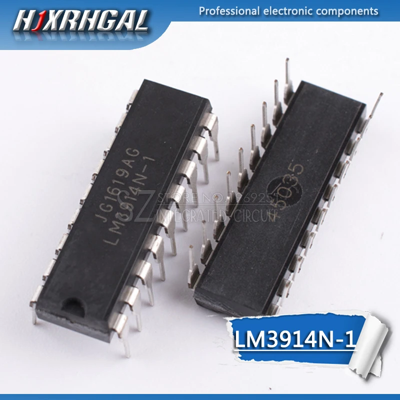 10pcs LM3914N 1 DIP18 LM3914 1 DIP LM3914N|Integrated Circuits ...