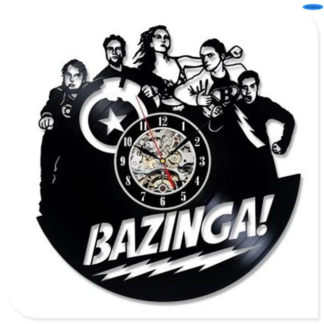 Aliexpress.com : Buy The Big Bang Theory Black Vinyl CD 12" 3D Wall ...
