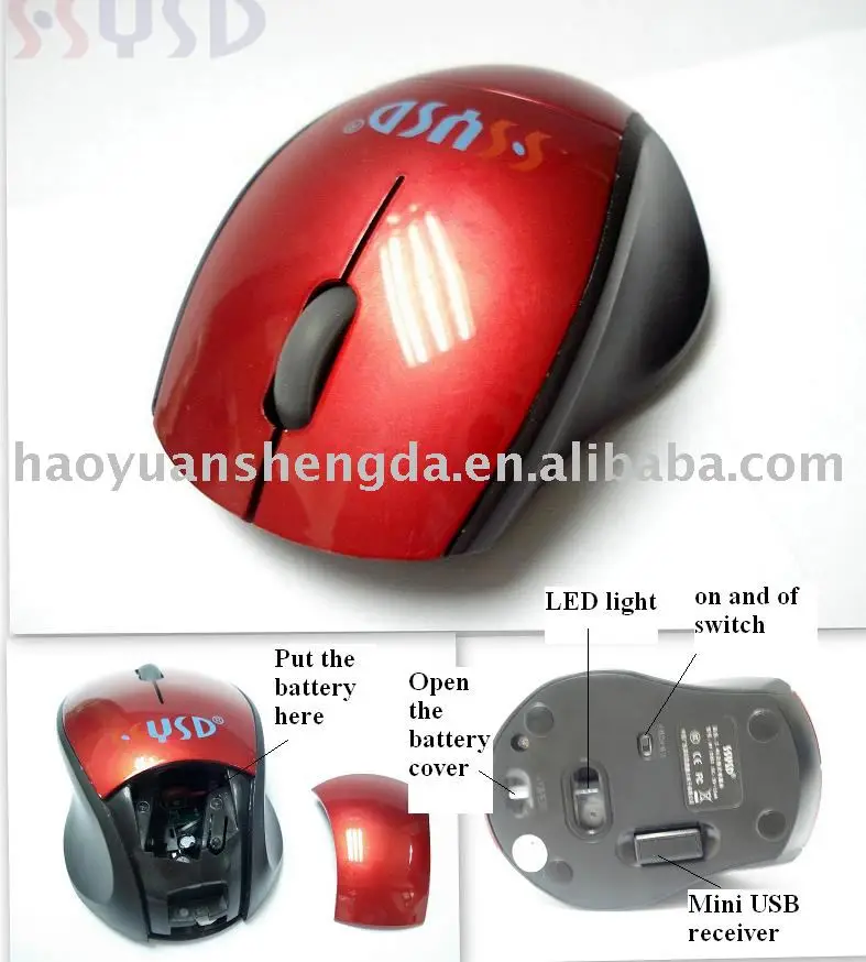 2.4GHZ Wireless Mouse, HYSD|wireless mous|wireless game mousewireless ...