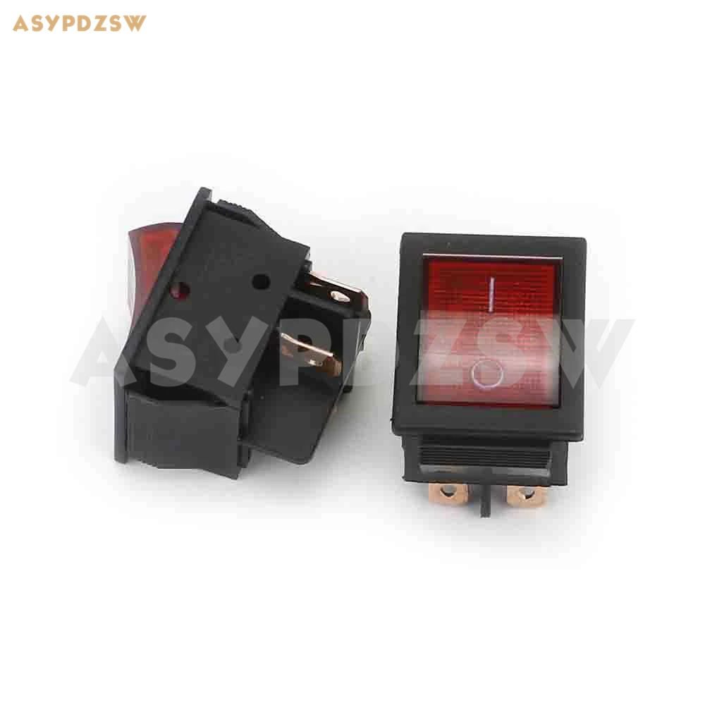 5 Pcs High Current Rocker Power Switch K&k 30a/250vac Kcd2 Purple ...