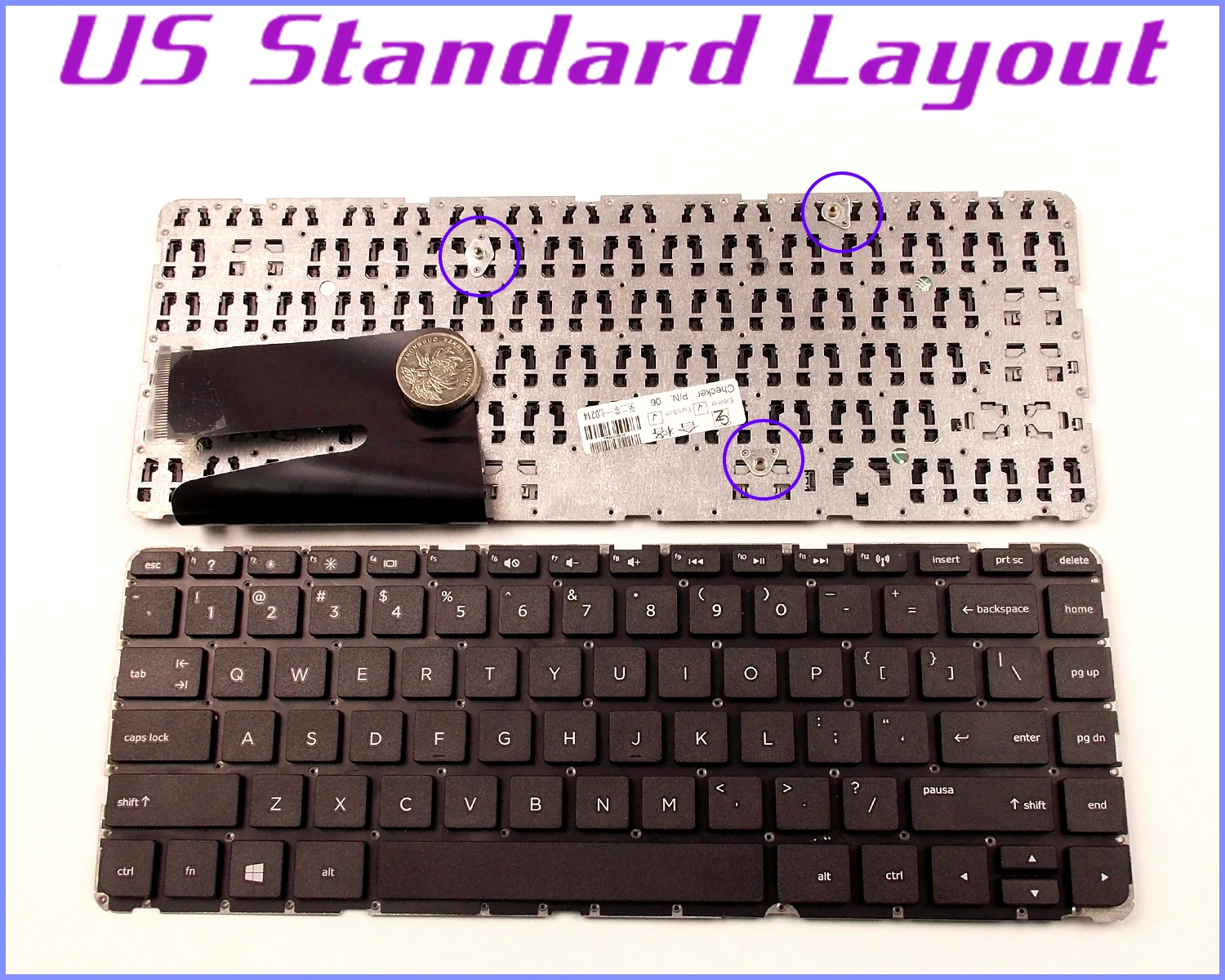 New US Layout Keyboard for HP Pavilion 14 F 14 f000 14 f023cl 14 f088ca ...