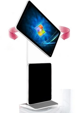 Android version touch screen 42″ Rotable Floor Standing floor guide ...