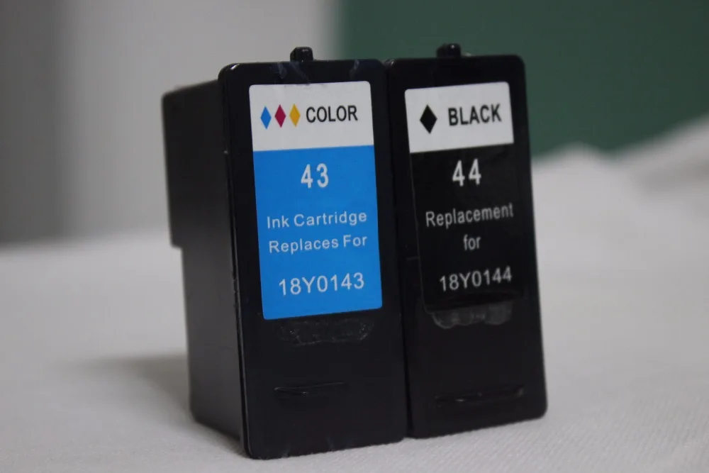 Envío libre paquete doble remaufactured 18Y0144 18Y0143 para lexmark ...