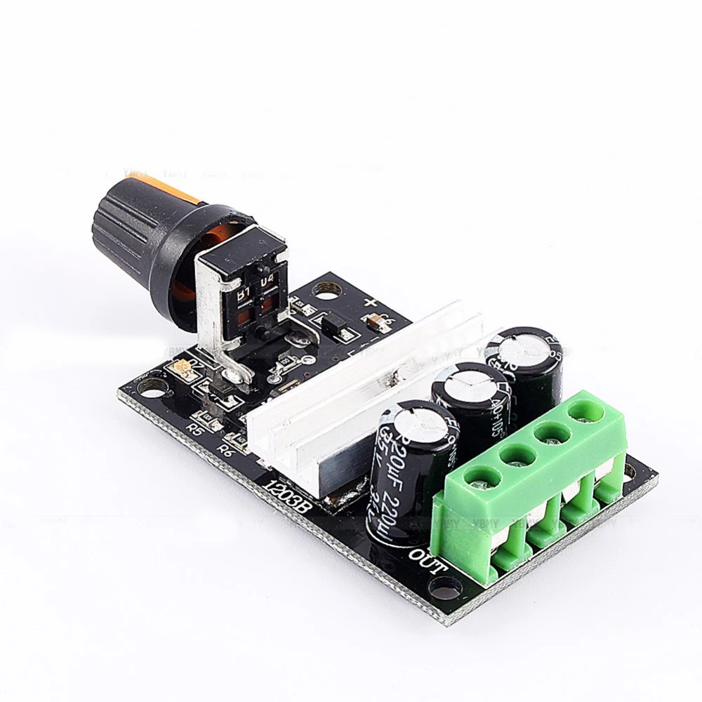 RC Motor Spare Parts ESC PWM DC 6V 12V 24V 28V 3A Motor Speed Control ...