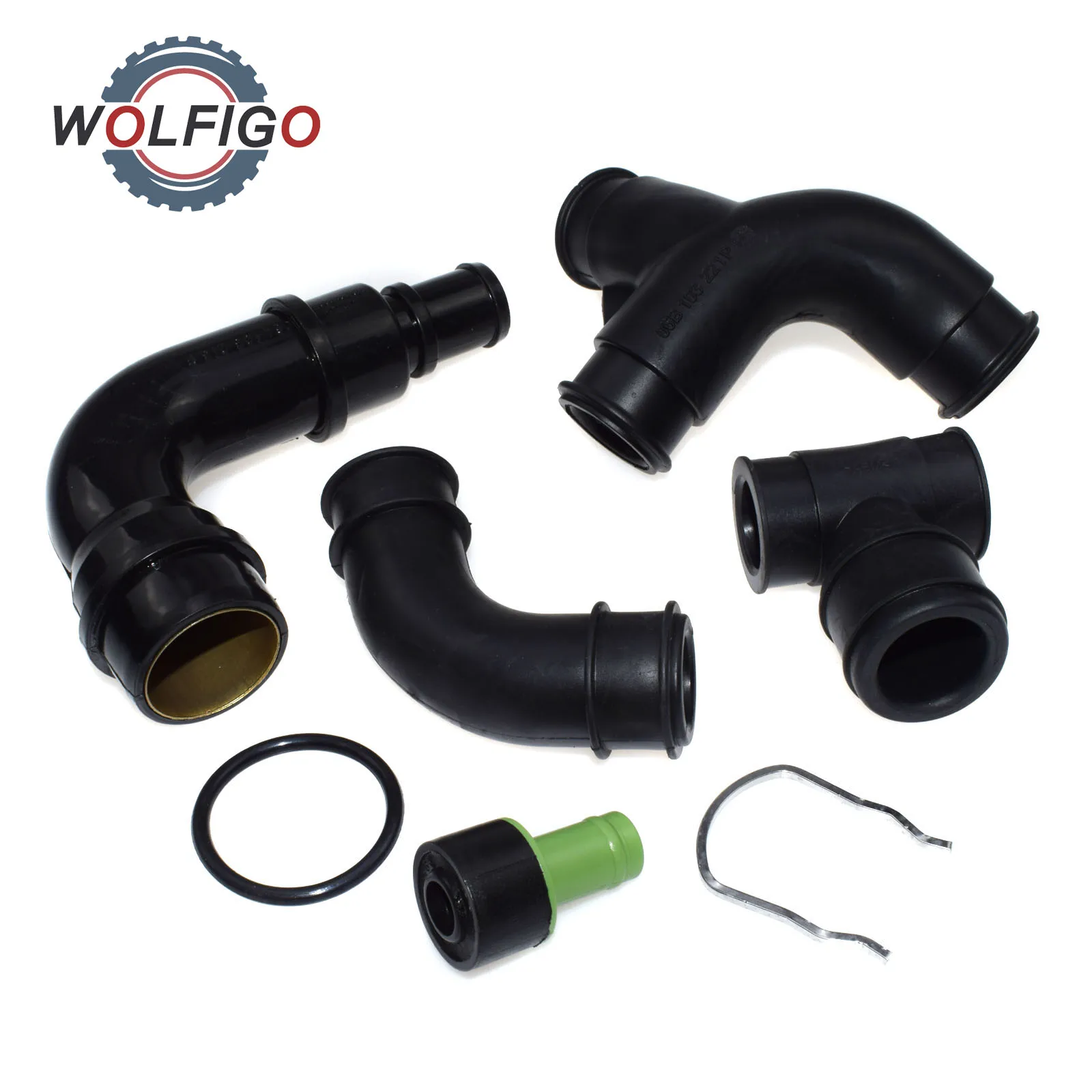 Wolfigo 7pcs Breather Tube Vent Hose Set 06b103221p 06a129101a ...
