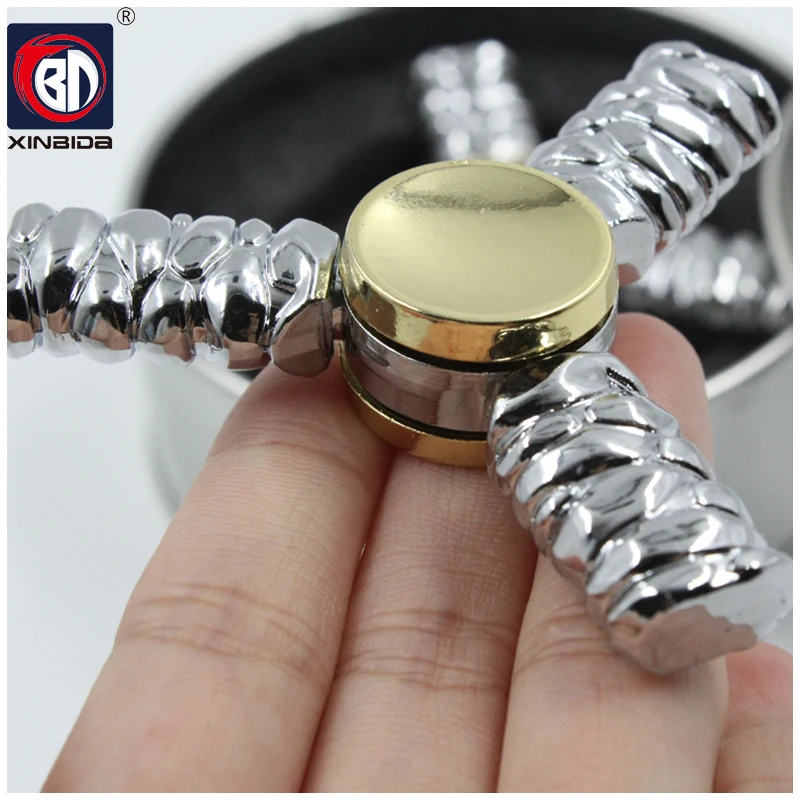 New arrival Fingertip gyror finger spinner stress cube Torqbar Brass ...