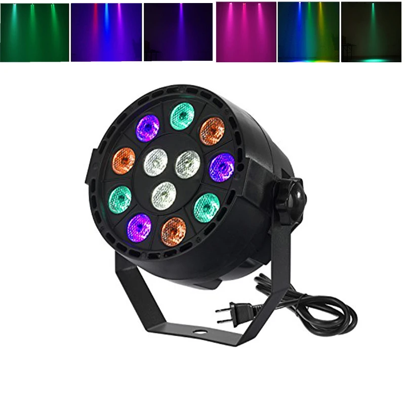 High Quality 12 Led Par Stage Light 36W LED RGBW DMX 512 7CH Dream ...