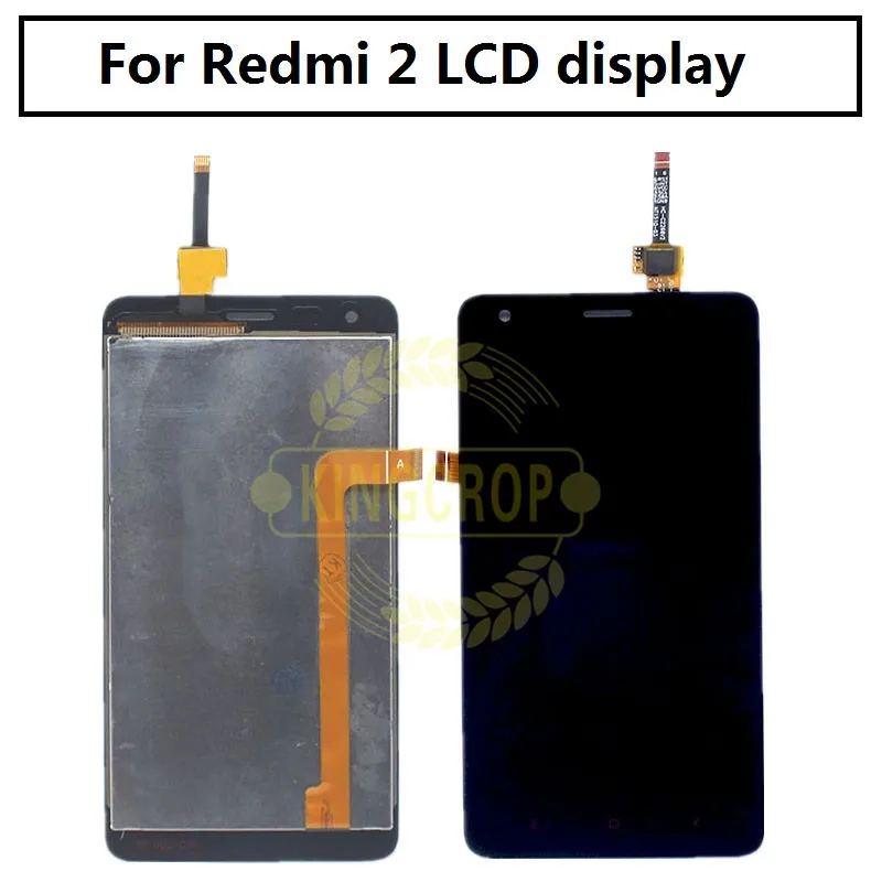 Black Lcd+tp+frame For Xiaomi Redmi2 Redmi 2 Lcd Display+ Touch Screen ...