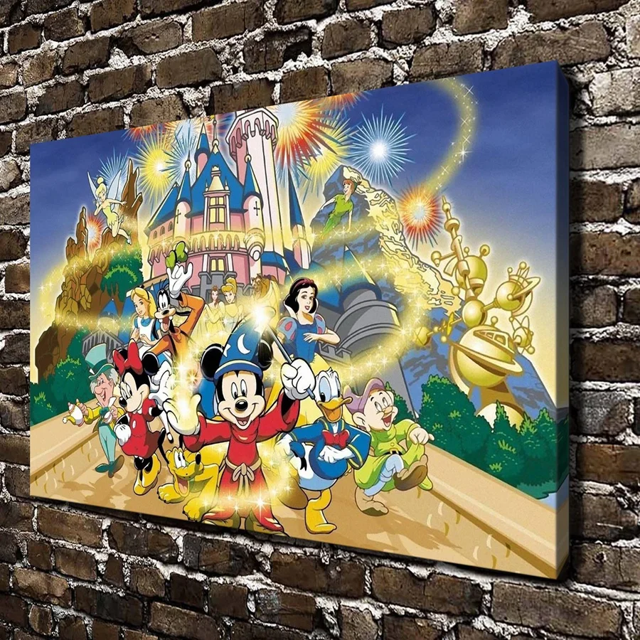 10584 Mickey Mouse Castelo Da Princesa Dos Desenhos Animados Filmes, HD ...