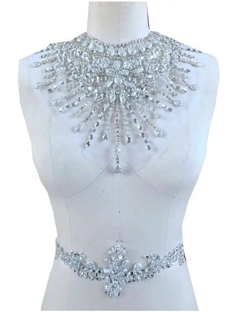 handmade crystal patches sew on purple/silver/red/golden/pink ...