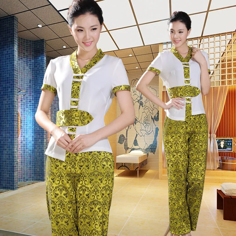 10sets Free Ship Clothes Spa Chinese Style Thai Overalls Thailand Style Clothes Thai Massage