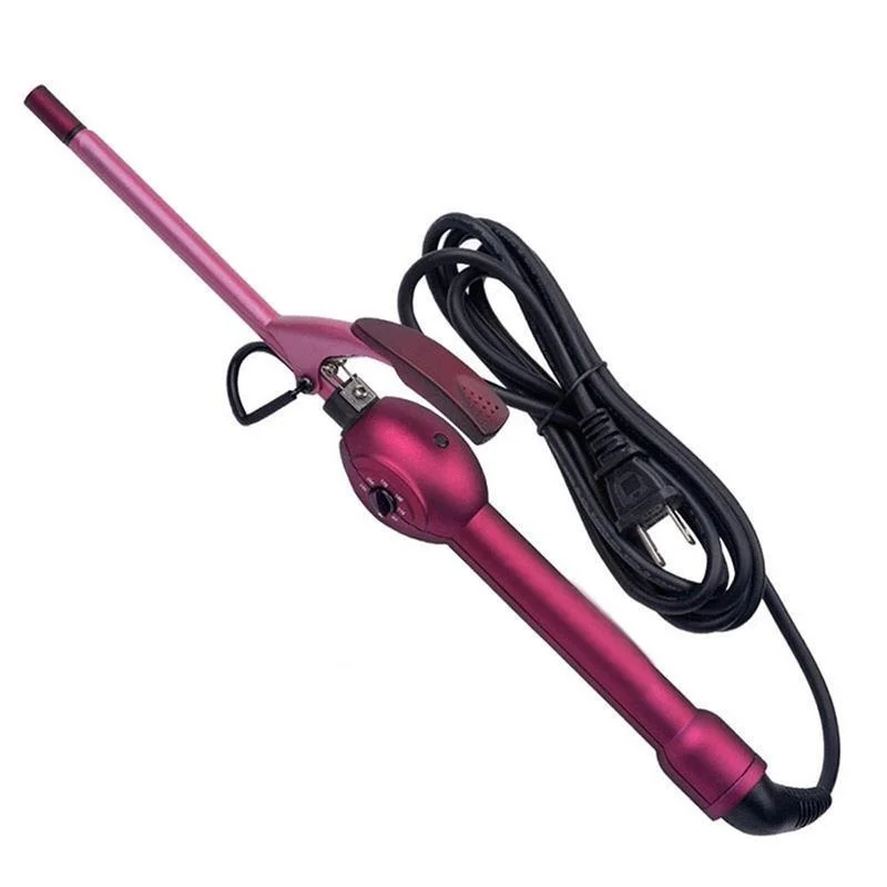 professional hair curl irons 9mm curling iron hair curler curling wand ...