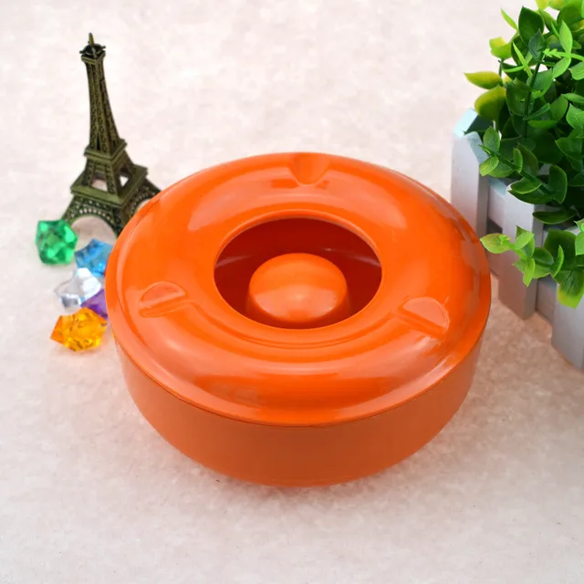 1 pcs Round ashtray windproof fireproof plastic melamine ashtray ...