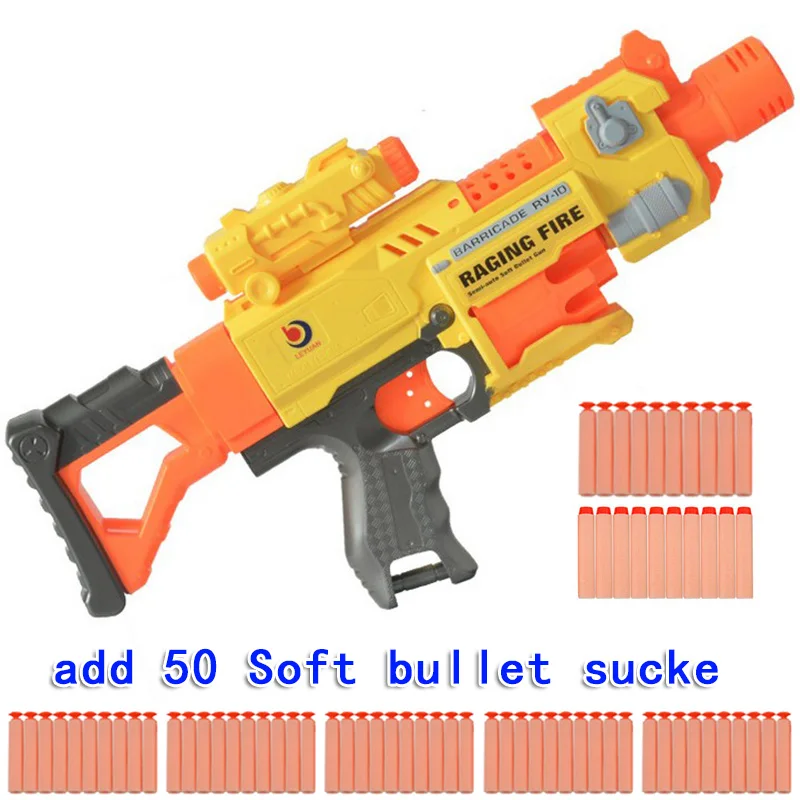 Toy Gun Bullet Toy Gun Electric A Running Fire Soft Bullet Toy Gun For ...