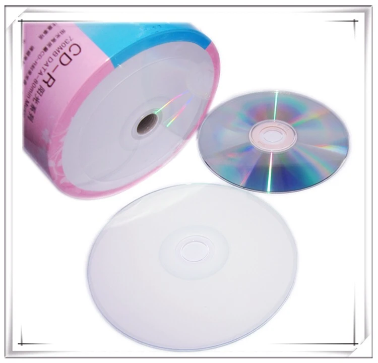 Wholesale 25 discs A+ Blank Printable 52x Blank 700MB CD R|cd-r 700mb ...