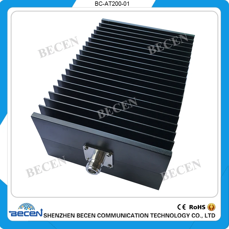BECEN atenuador fijo coaxial de N JK, 200W, CC a 3GHz, 1dB,3dB,5dB,6dB,10dB,15dB,20dB,30dB,40dB ...