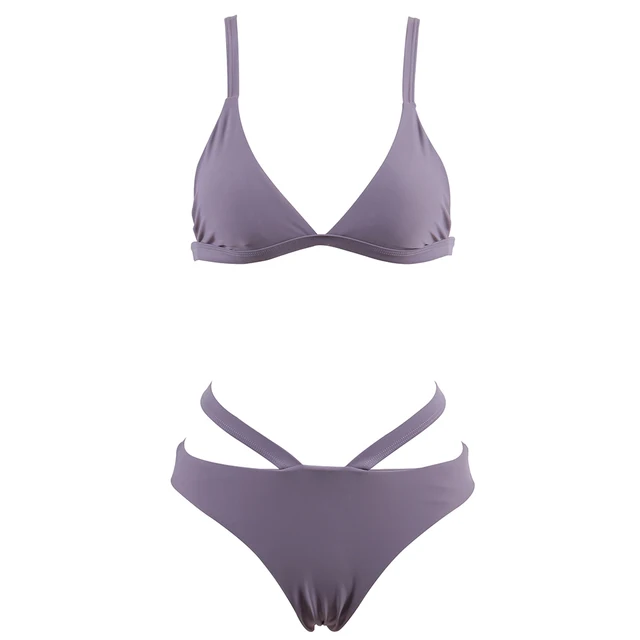 Tcbsg 2019 Sexy Women Micro Bikinis Swimsuit Solid Swimwear Brazilian