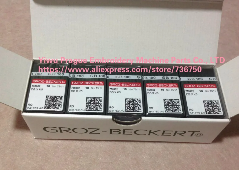500 Pcs Genuine Groz-Beckert Embroidery Needle DB X K5 DBxK5 RG Point ...