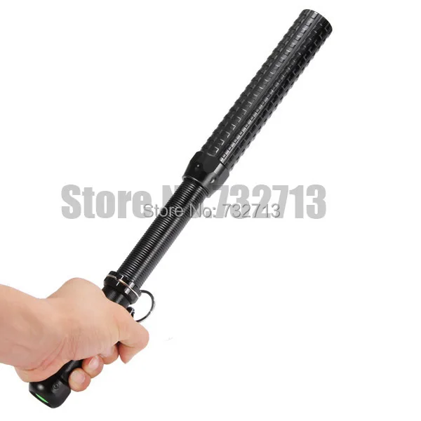 CREE Q5 LED Zoomable Zoom Tactical Security Flashlight Long Baseball ...