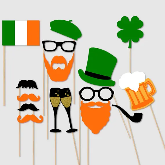 custom-Irish-St-Patrick-Bachelor-Birthday-Tropical-WEDDING-Photo-Booth ...