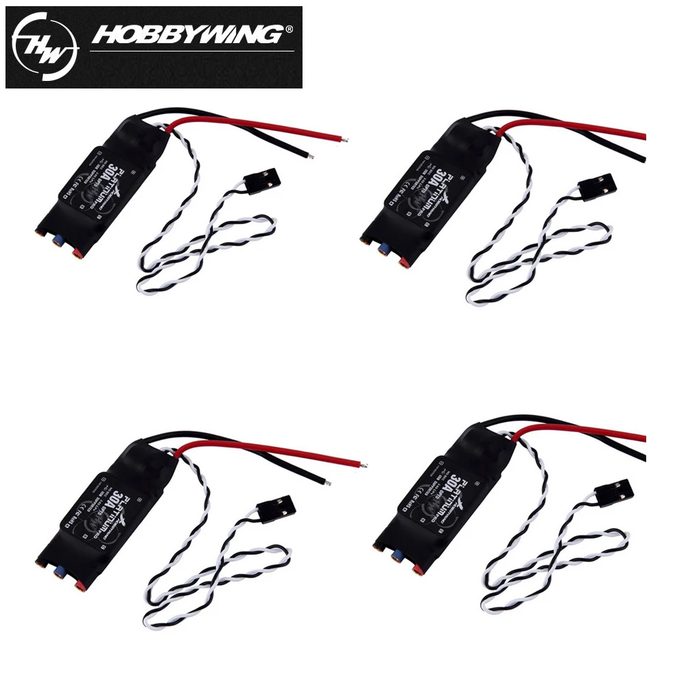 4pcs/lot HOBBYWING Platinum 30A Pro 2 6S Electric Speed Controller (ESC ...