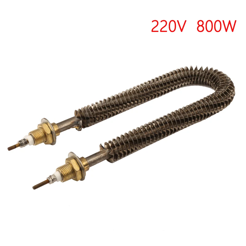 800W/1000W 220V U shape Heating tube with 22mm Fin U type Finned Heater ...