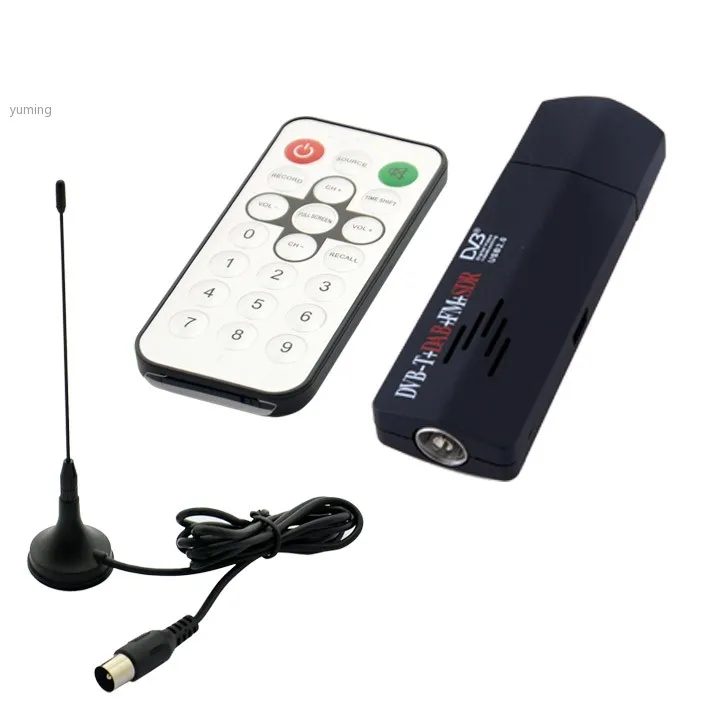 New TV Receiver Mini Digital TV Stick USB DVB T for LAPTOP PC E4000 ...