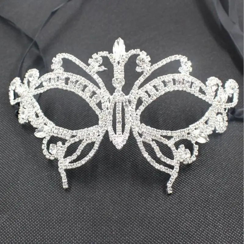 Drag Queen Elegant Rhinestone Mask - Queerks™
