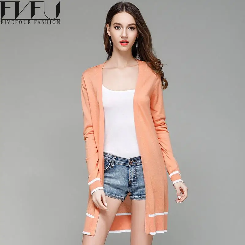 Moda 2018 Cardigan suéter mujeres de punto Cardigans mujeres otoño ...