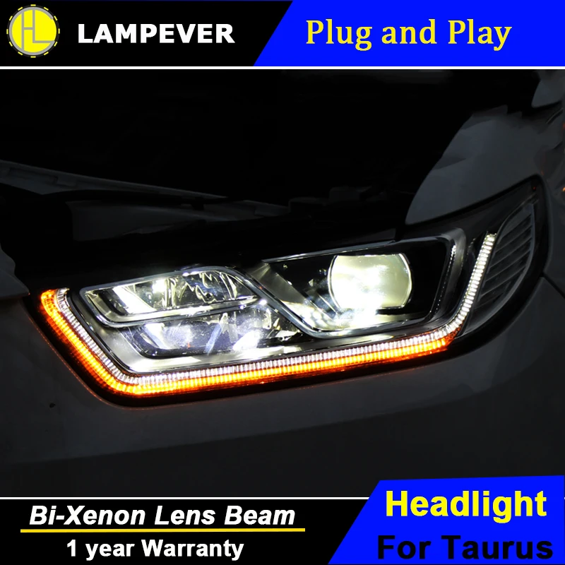 Lampever Head Lamp for Ford Taurus 2015 2016 2017 Headlights LED ...