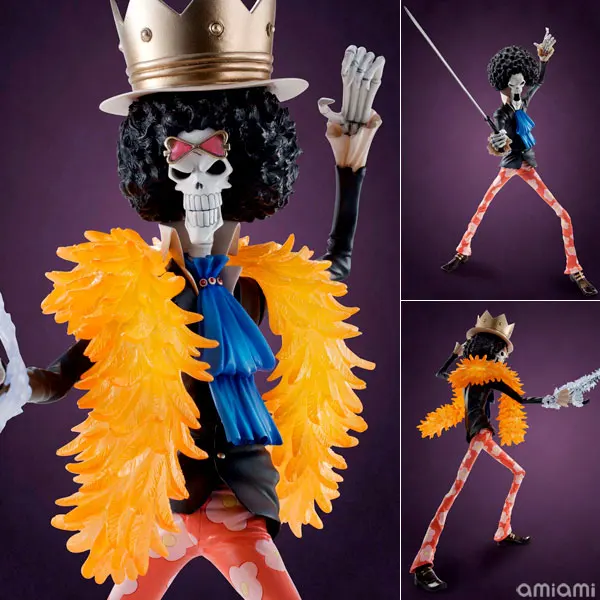 Megahouse One Piece Manga Model Toys ,one Piece Brook, Animation Model ...