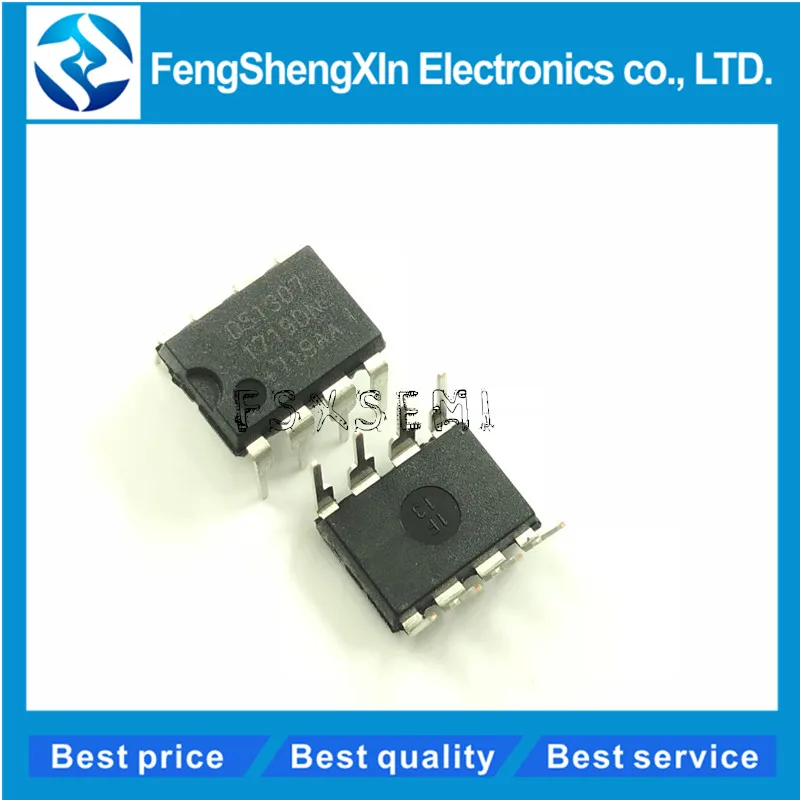 10pcs/lot New DS1307 DS1307N 64 x 8, Serial, I2C Real Time Clock IC DIP ...