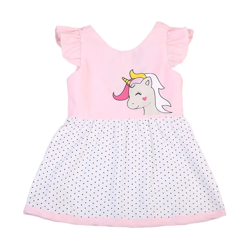 0 to 4T Toddler Kid Baby Girls Dress New Style Sleeveless Princess ...