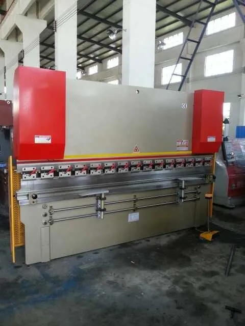 WC67K 100T/3200 Hydraulic Servo Electric Metal Press Brake , Hydraulic Bending machine ...