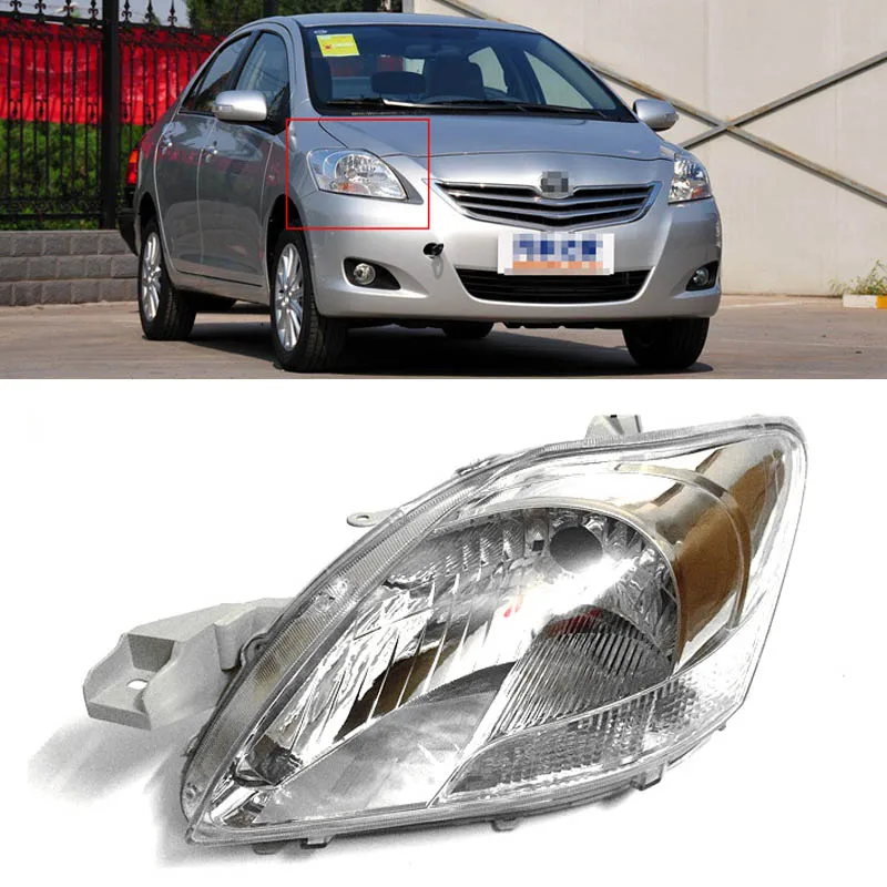 Original Replacement Chorme Housing Headlights For Toyota Vios 2009 ...