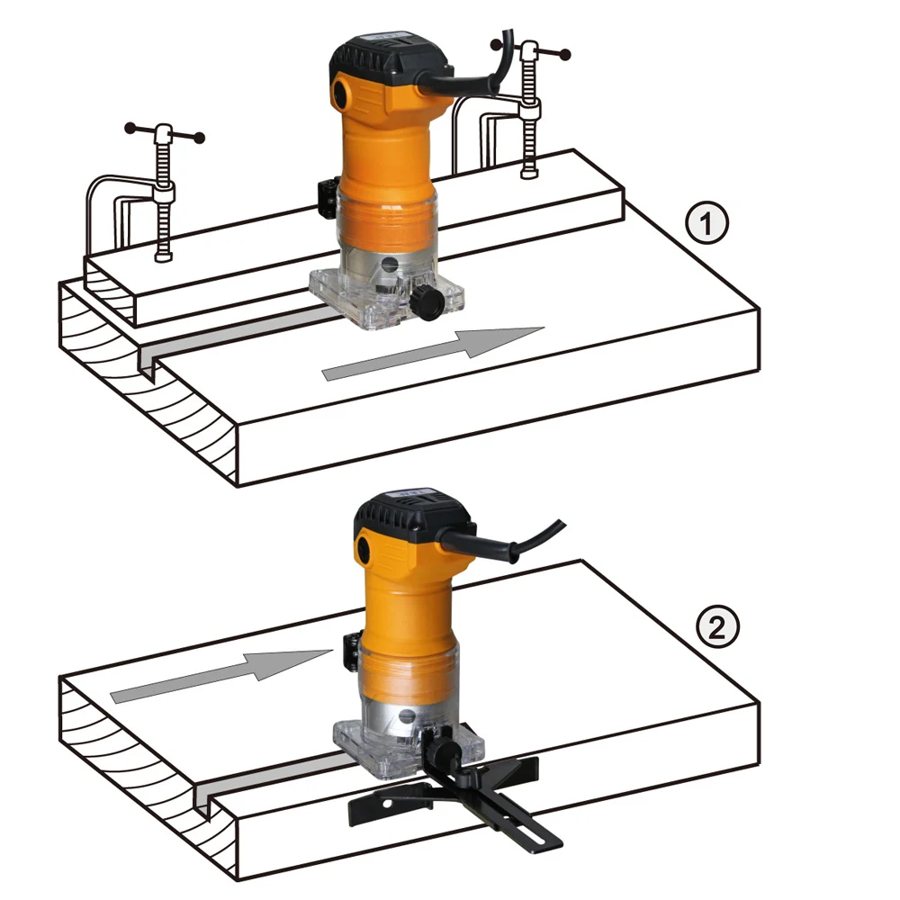 TASP MPR600 600W Electric Laminate Edge Trimmer 6 35mm Collet ...