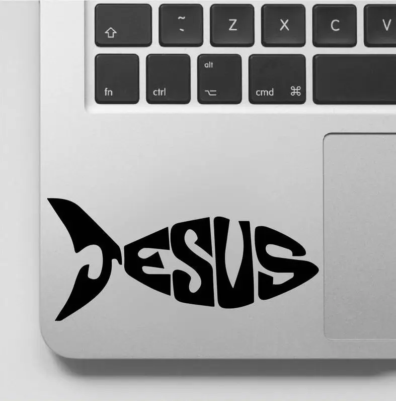 Christian-Jesus-Fish-Decal-Fish-Jesus-sticker-For-Laptop-Sticker-Laptop ...