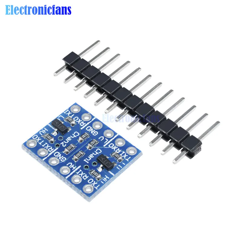 【KAMDSS015】5Pcs/Lot Two Channel IIC I2C Logic Level Converter Bi-Directional Board Module 5V to ...