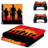 Red Dead Redemption 2 Skin Sticker for PlayStation 4 Console and ...