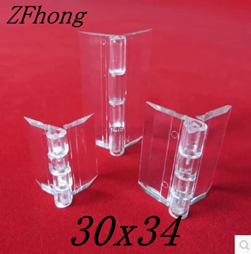 50PCS Acrylic Hinge 30x34mm , perspex Transparent Hinge , Plexiglass ...