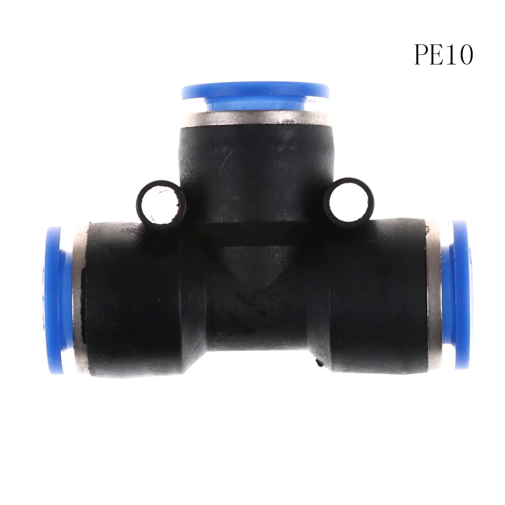 PE4 T junction Pneumatic Fittings Air 3 Way Quick Pneumatic Components ...