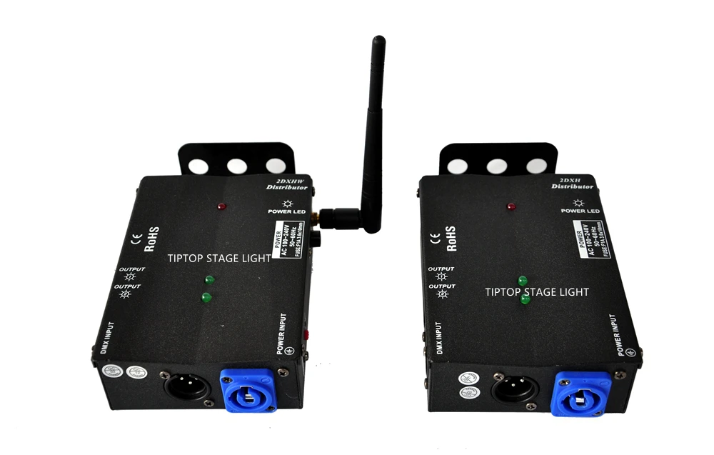 2 Way DMX Wireless Distributor | Tiptoplight