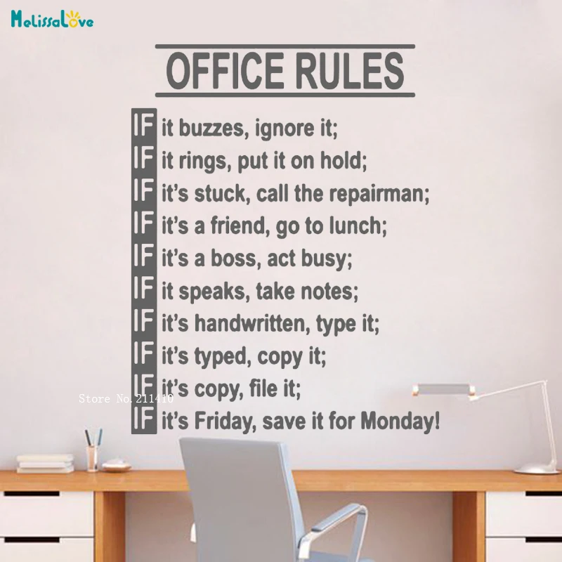 Funny Office Rules