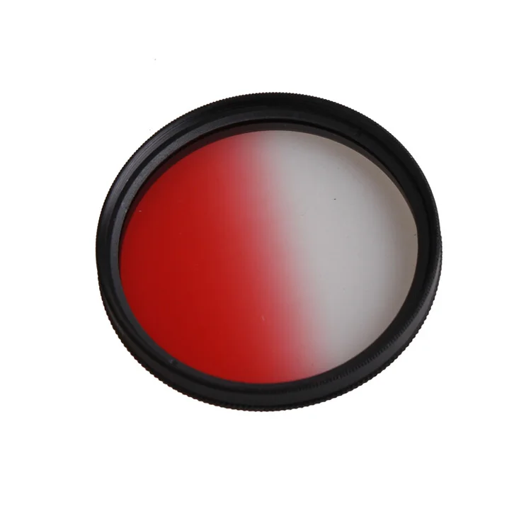 58mm Gray Blue Orange Red GND Graduated Filter Graduated Neutral ...