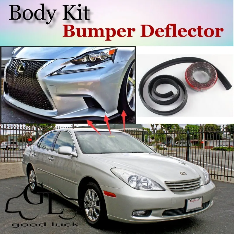 Bumper Lip Deflector Lips For Lexus ES 300 350 240 250 330 300h For TOYOTA Windom Vista Front Spoiler Skirt Body Kit Strip AliExpress