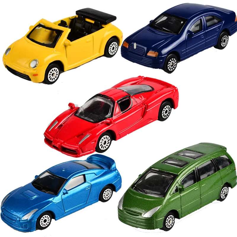 BOHS 5pcs, Alloy Luxury Convertible Car 1:64 Toy Cars Set Toys-in ...