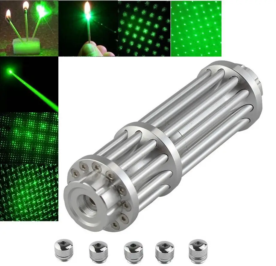 532nm Green Laser Pointer 20000mw Military Laser Burn Match Lighter ...